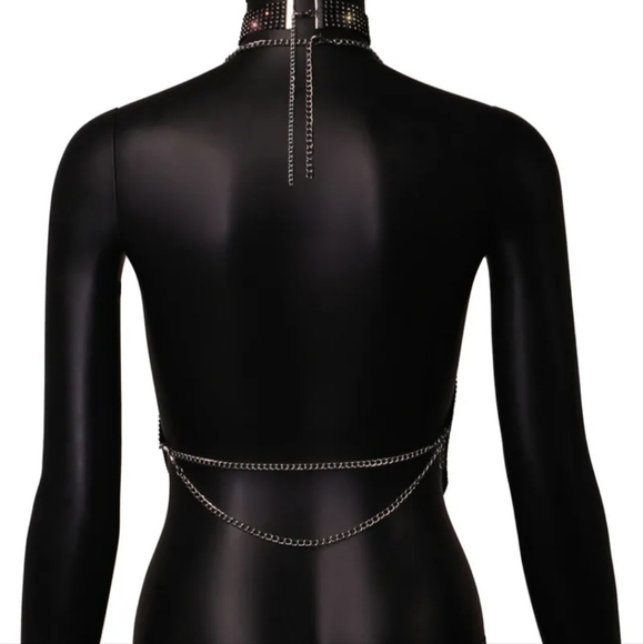 Tops | Natasha Bling Crop | Poshmark